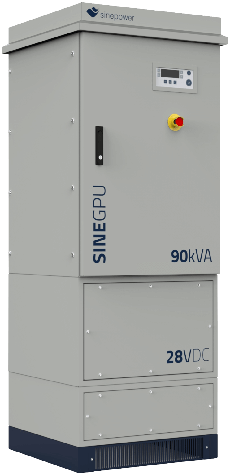 Aviation GPU for Civilian Airports - 400Hz Civil Aviation - Sinepower